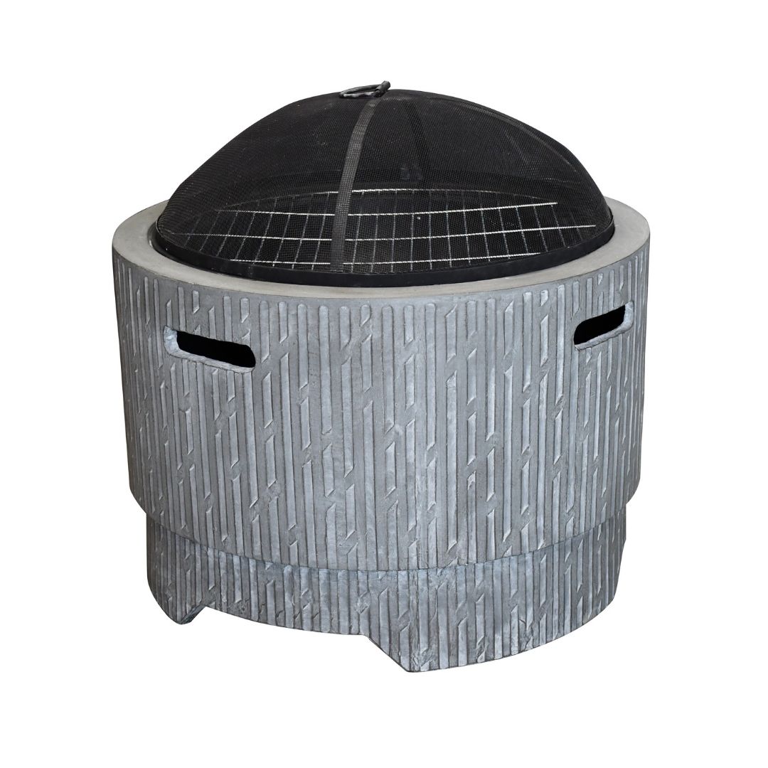 Adra Wood Fire Pit with BBQ Function - Casa Calore
